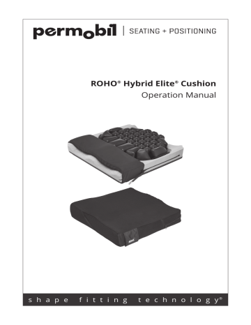Permobil ROHO Hybrid Elite 2RHE2017C Operation Manual | Manualzz