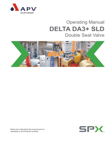 APV DELTA DA3+ SLD Operating Manual | Manualzz