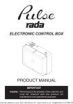 Rada Pulse Control Box Manual: AI Chat & PDF Download | Manualzz