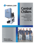 Trane CGAM Chiller User Manual | Manualzz