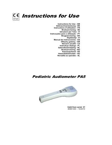Interacoustics PA5 Bedienungsanleitung | Manualzz