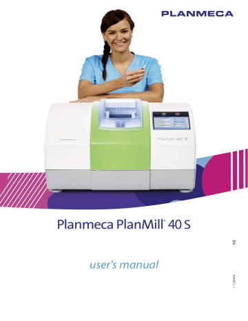 Planmeca PlanMill 40 S User Manual - Dental Milling Unit | Manualzz