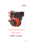 Diesel Engine Series 170F, 178F, 186F User Manual | Manualzz