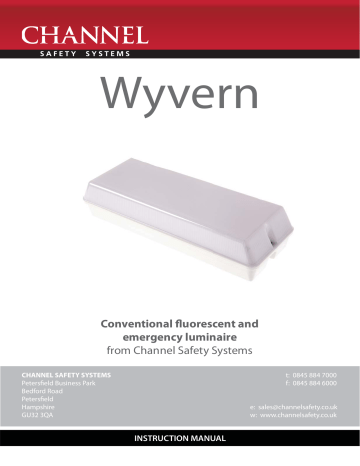 Channel Safety Systems Wyvern Instruction Manual | Manualzz