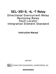 SEL-351S Relay User Manual | AI Chat & PDF Access | Manualzz
