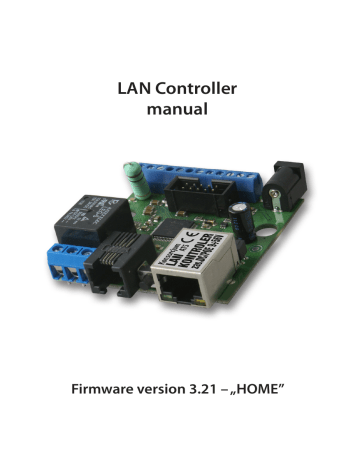 Tinycontrol LANKONT-001 Manual | Manualzz