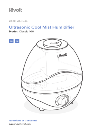 Levoit Classic 100 User Manual | Manualzz