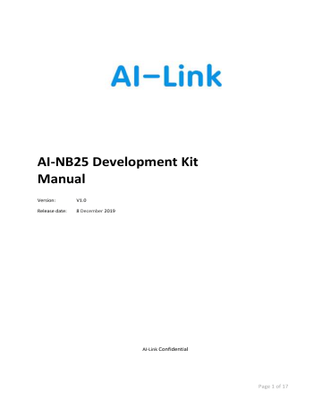 AI-Link AI-NB25-EVB Manual | Manualzz