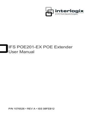 ifs POE201-EX User Manual | Manualzz