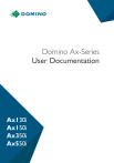 Domino Ax350i User Documentation - Online Manual | Manualzz