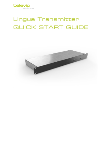 TELEVIC Lingua T Quick Start Manual | Manualzz