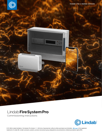 Lindab Fire System Pro Commissioning Instructions | Download PDF | Manualzz