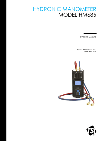 TSI Instruments HM685 Owner's Manual | Manualzz
