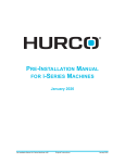 Hurco VM Series Manual: AI Chat & PDF Download | Manualzz