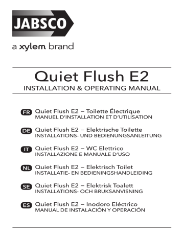JABSCO Quiet Flush E2 Installation & Operating Manual | Manualzz