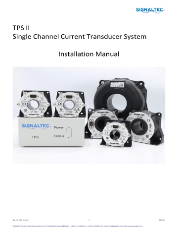 Signaltec CT 100 Installation Manual - Download PDF | Manualzz