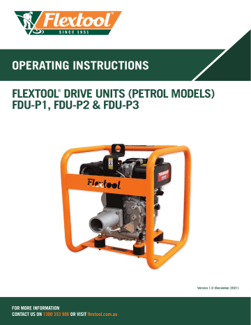 Flextool FDU-P1 Operating Instructions | Manualzz
