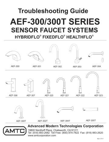 FIXEDFLO AEF-303 Troubleshooting Manual - AMTC | Manualzz