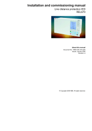ABB RELION REL670 - Product Manual, Operator's manual, Installation manual