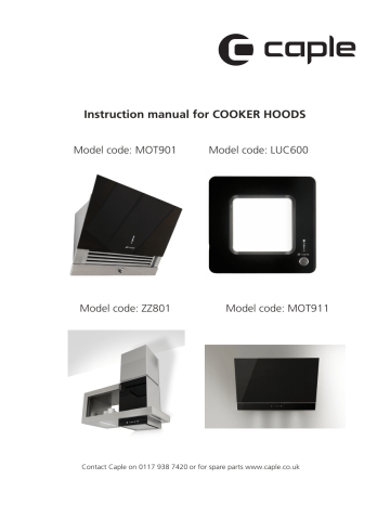 Caple LUC600 Instruction Manual | Manualzz
