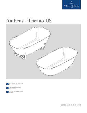 Villeroy & Boch Theano 155 Installation And Operating Instructions ...