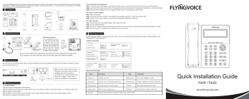 Flyingvoice P22P Quick Installation Manual | Manualzz