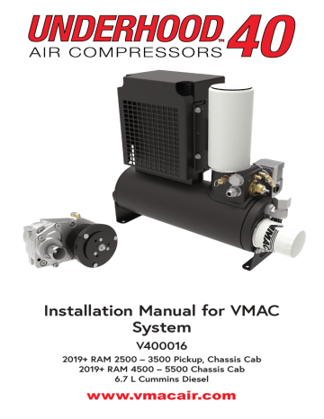 Vmac UNDERHOOD 40 Series Installation Manual | Manualzz