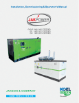 Kirloskar Genset Owner's Manual | Manualzz