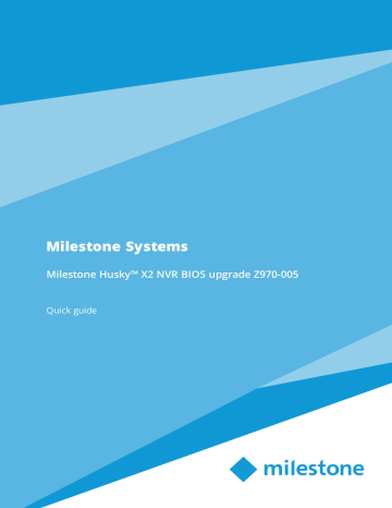 Milestone Husky X2 Upgrade | Manualzz