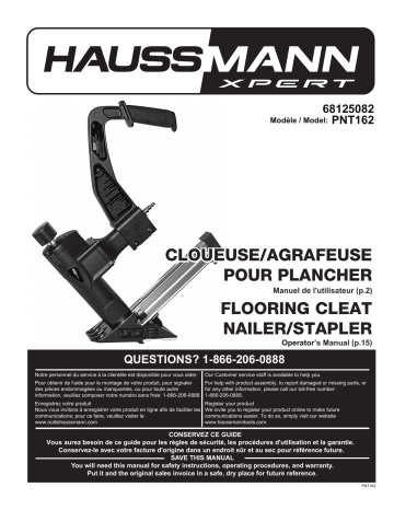 Haussmann Xpert 68125082 Operator's Manual | Manualzz
