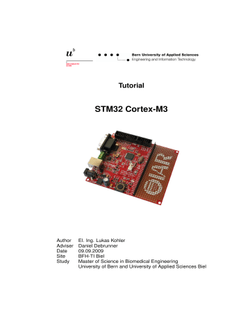 STMicroelectronics STM32 Cortex-M3 Manual - Read & Download | Manualzz