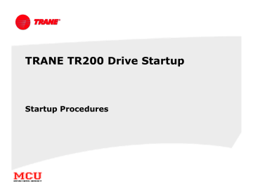 Trane TR200 Series Startup Procedure | Manualzz