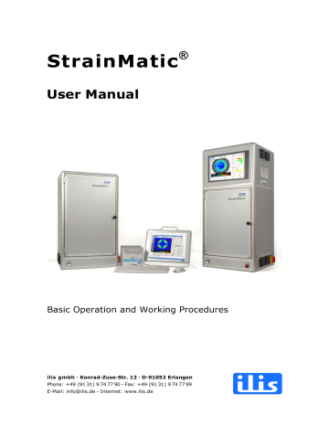ILIS StrainMatic M1 User Manual | Manualzz