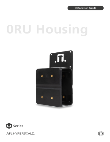 AFL Hyperscale U Series 0RU Housing Installation Manual | Manualzz