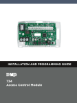 DMP 734 Wiegand Interface Module Installation Guide | Manualzz