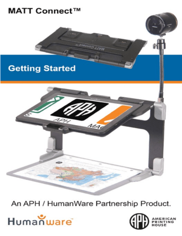 APH MATT Connect: Getting Started Manual | Humanware | Manualzz