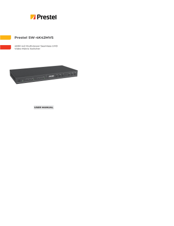 Prestel SW-4K42MVS User Manual - Download & Read Online | Manualzz