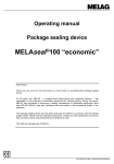 MELAG MELAseal 200 Bedienungsanleitung | Manualzz
