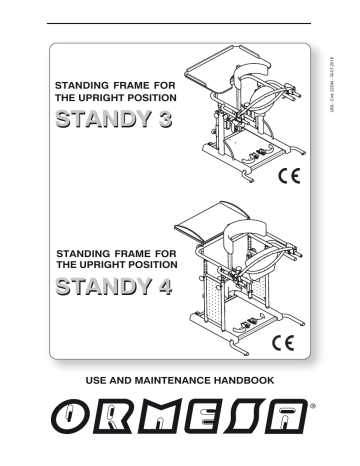 Ormesa STANDY 3 Use And Maintenance Handbook | Manualzz