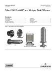 Fisher 6010, 6015 & Whisper Disk Diffusers: AI & PDF | Manualzz