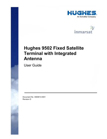 FTS Hughes 9502 Fixed Satellite Terminal User Guide | Manualzz