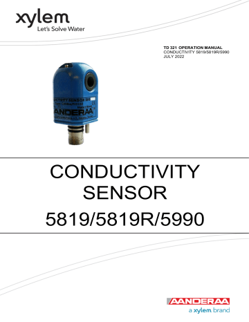 Conductivity Sensor 5819 Manual - Download or Read Online | Manualzz