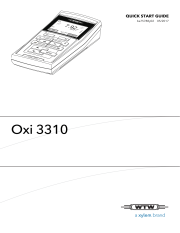 wtw Oxi 3310 Brugermanual | Manualzz