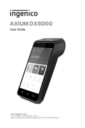 Ingenico AXIUM DX8000 - User Guide