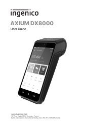 Ingenico AXIUM DX8000 - User Guide