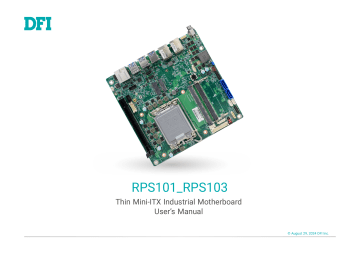 Dfi RPS101/RPS103 Manual | Manualzz