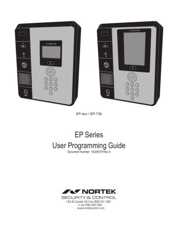 Linear EP-402 Telephone Entry System Users Guide | Manualzz
