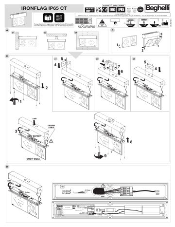 Beghelli IRONFLAG CT Emergency Lighting Installation Guide - Download ...