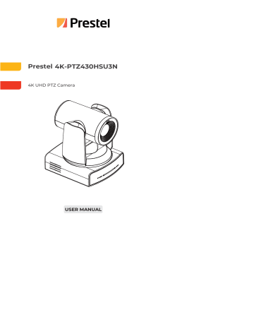 Prestel 4K-PTZ430HSU3N 4K UHD PTZ Camera User Manual | Manualzz