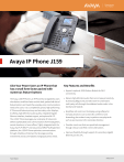Avaya J159 IP Phone User Manual - Download & Read Online | Manualzz
